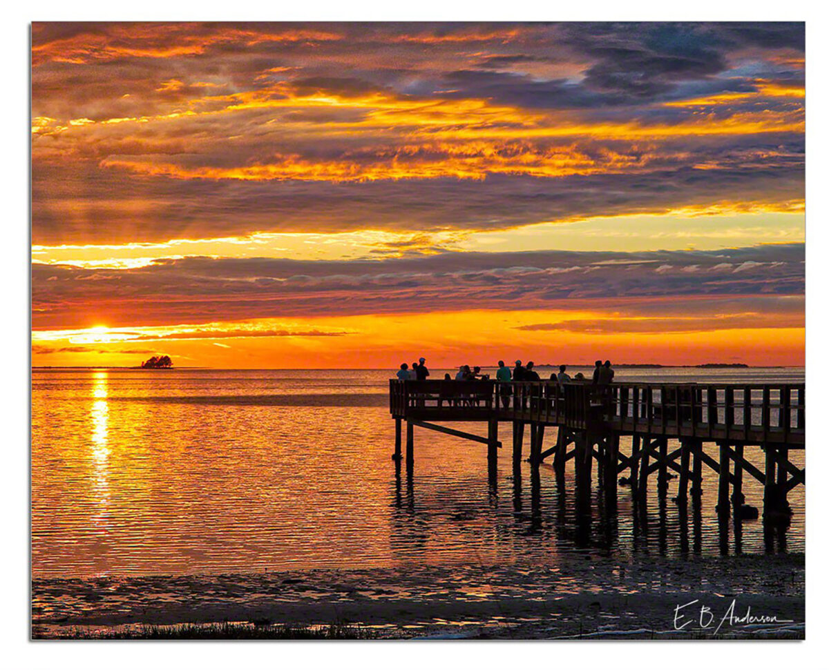 Sunset at Crystal Beach Pier – EBAnderson
